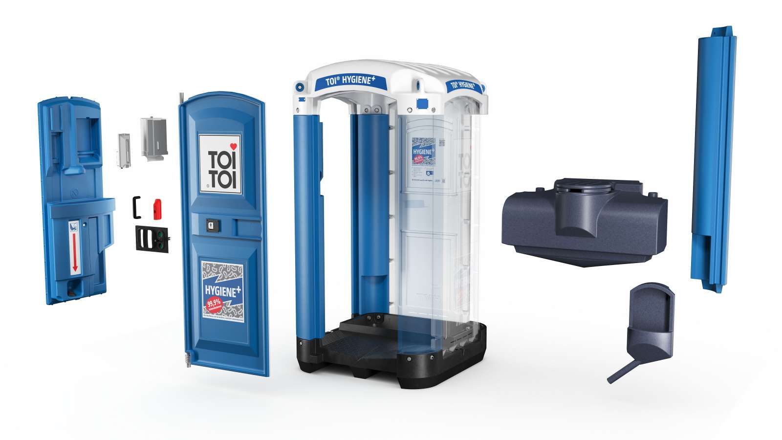 TOI® Hygiene+ – Zu 99,9% keimreduzierend | TOI TOI & DIXI