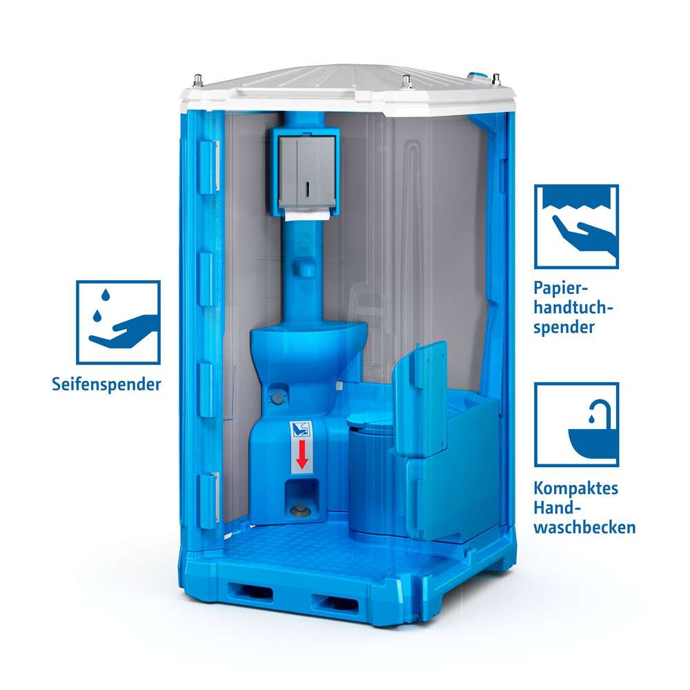 DIXI® PLUS WASH – Mit Handwaschbecken | TOI TOI & DIXI