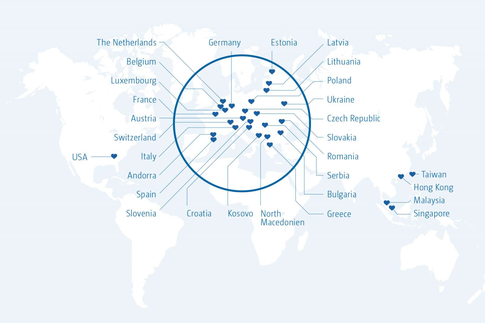 TOI TOI & DIXI worldwide locations | TOI TOI & DIXI
