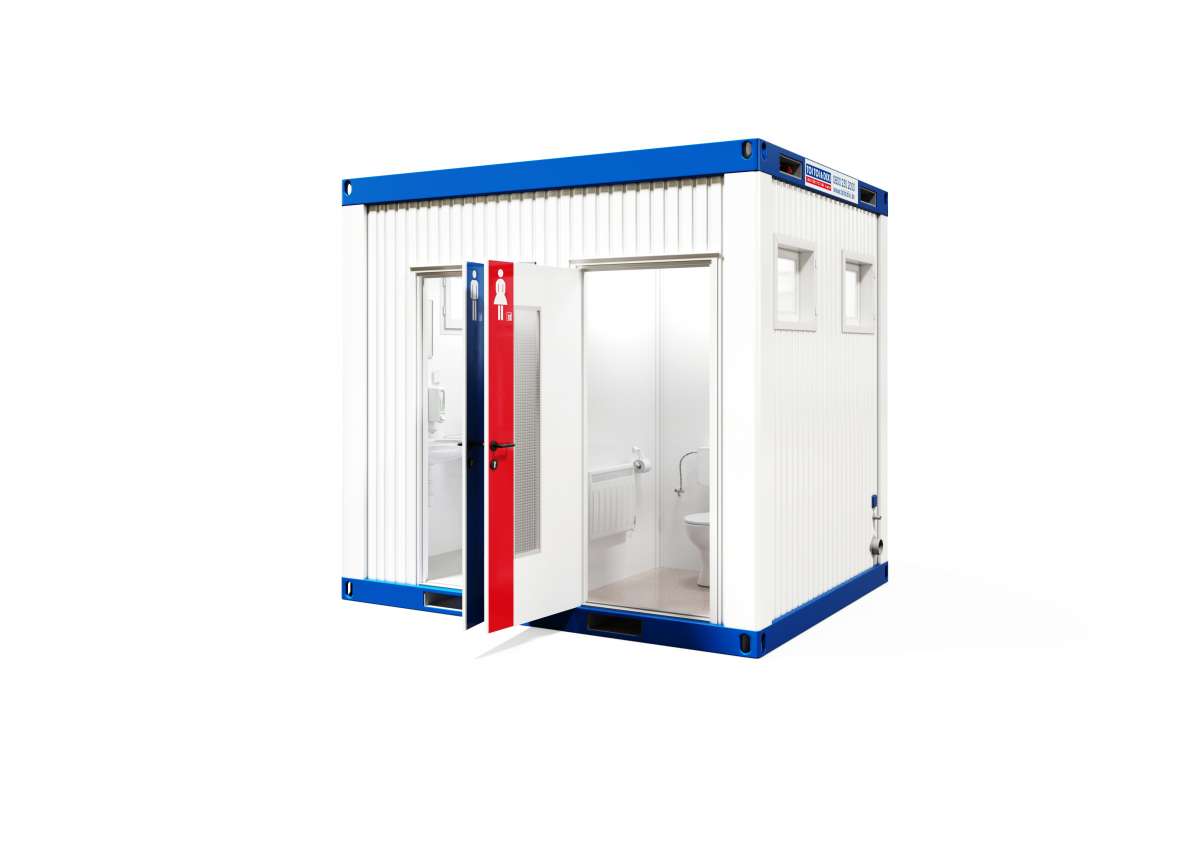WC-Container Damen/Herren Bau 10 Fuß | TOI TOI & DIXI