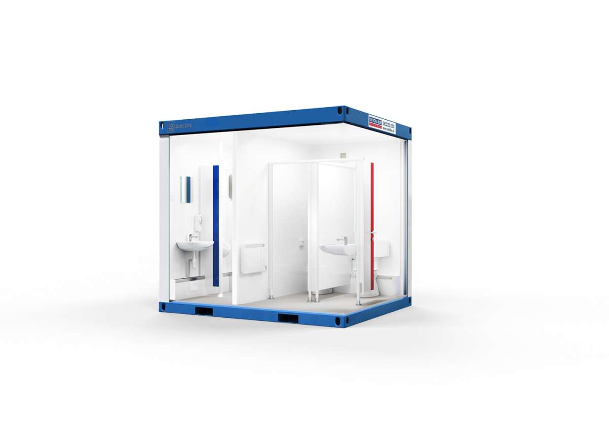 Basic Line sanitary containers W/M “Cube” – surprisingly spacious | TOI TOI & DIXI - mobile ...