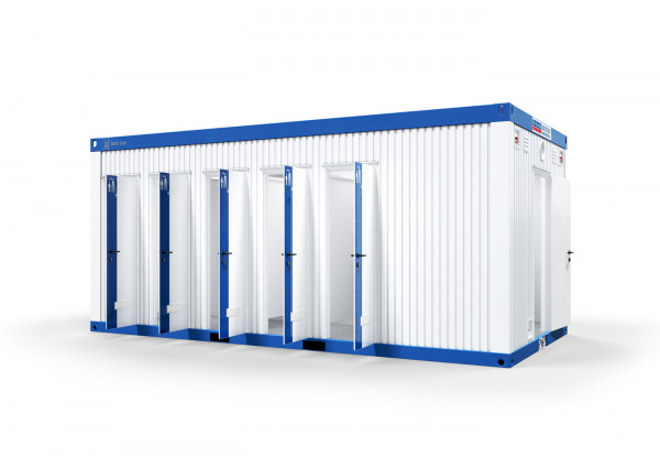 Basic Line shower container – with 10 comfortable showers | TOI TOI & DIXI